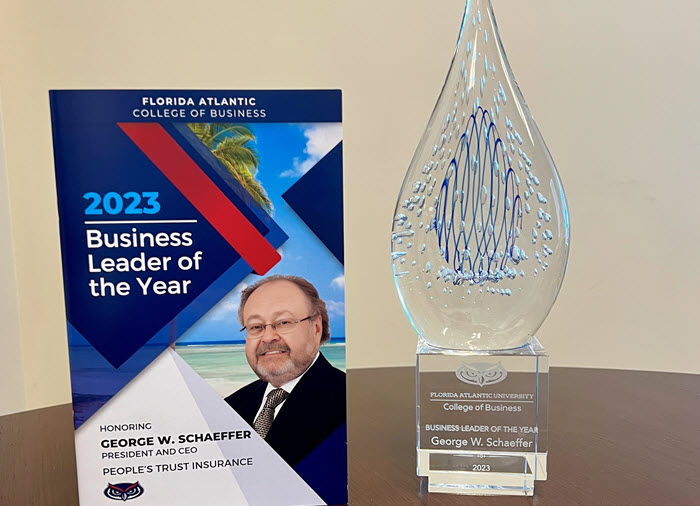 George W. Schaeffer Honored with FAU Business Leader of the Year Award